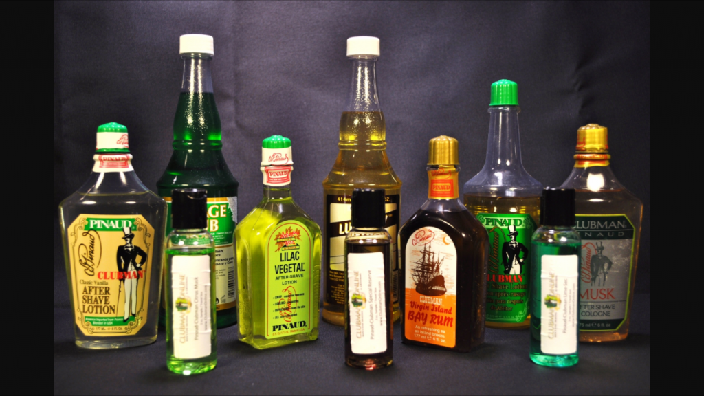 ASSORTED PINAUD CLUBMAN PRODUCTS - Vintage Barbershop Sandy Springs
